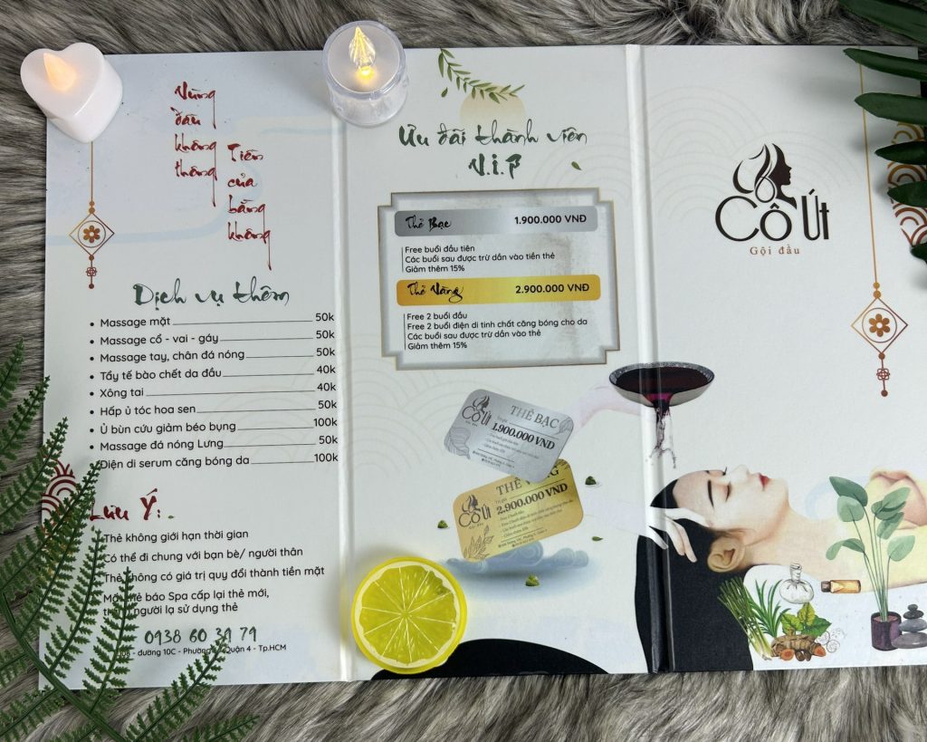 Menu Nhựa Bền Đẹp Kháng Nước 100% - Thiết Kế Thái Dương